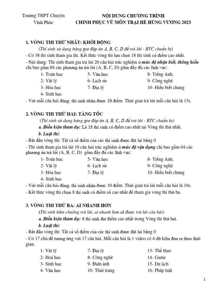 PH L C 8. Chương Trình Chinh PH C Vũ Môn | PDF