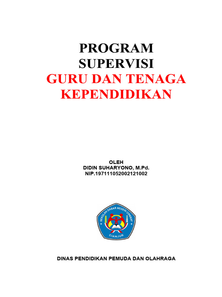 Program Supervisi Guru Dan Tenaga Kependidikan | PDF | Karier & Perkembangan