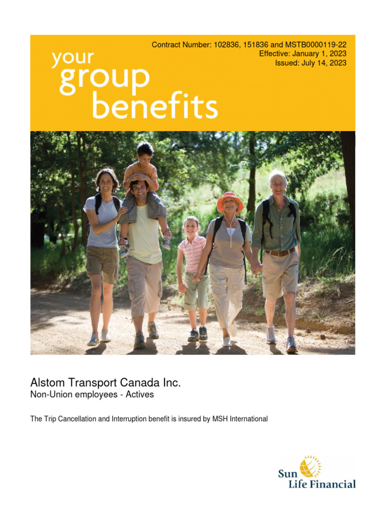Sun Life Benefits Overview Booklet | PDF | Self-Improvement