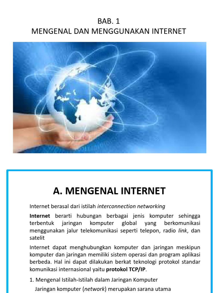 A. Mengenal Internet | PDF