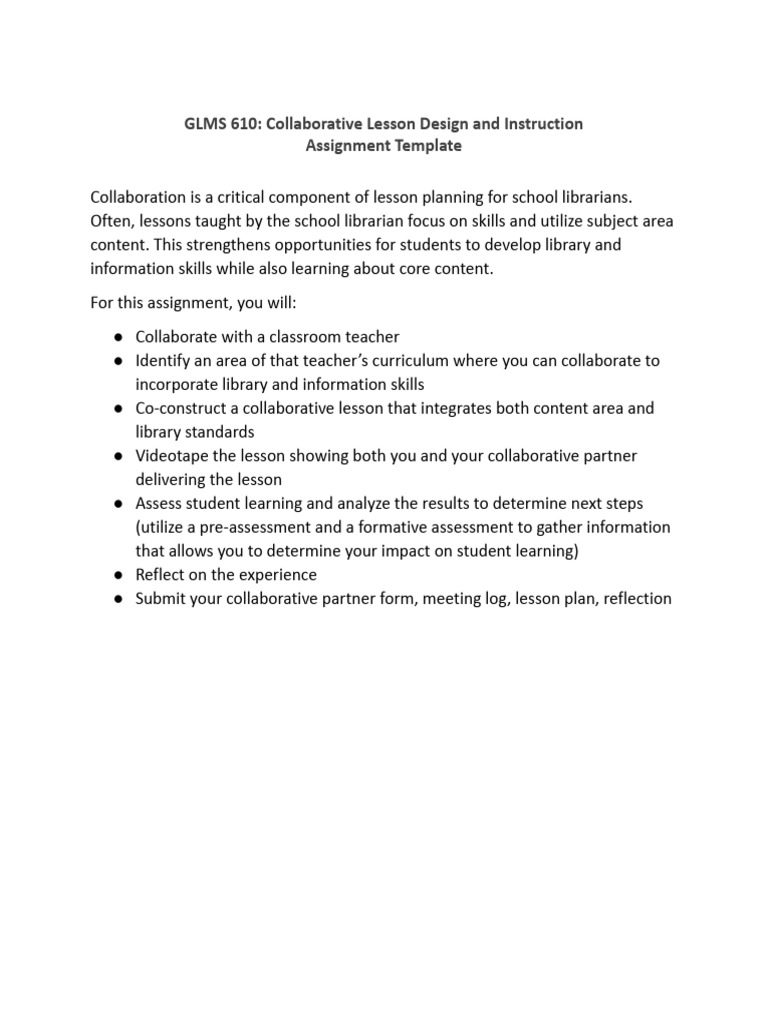 christine kafkalas lopez - collaborative lesson assignment - template ...
