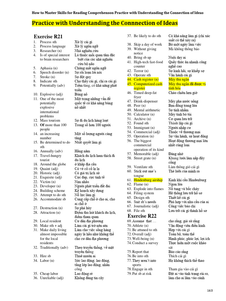 TV-Practice With Understanding Connection of Ideas-2 | PDF