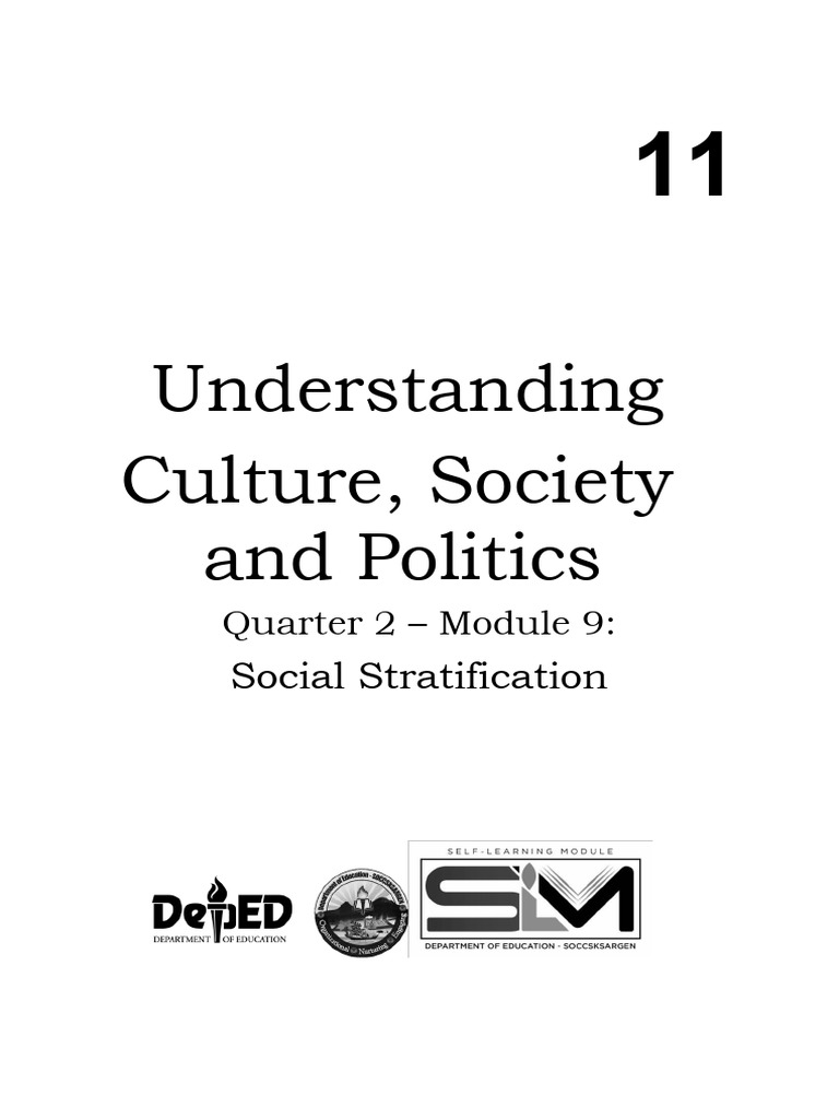 UCSP Quarter 2 Module 9 | PDF | Social Stratification | Social Inequality