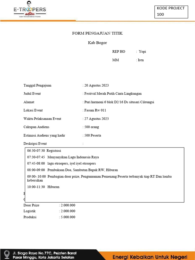 FORM PENGAJUAN EVENT 2 (5) (1) | PDF