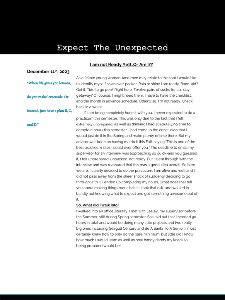 First Person Colomn 2023 | PDF