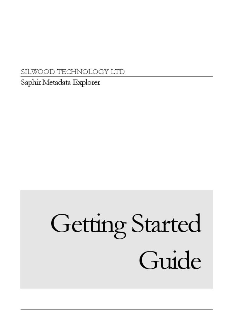 Saphir Getting Started | PDF | Oracle Database | Ibm Db2