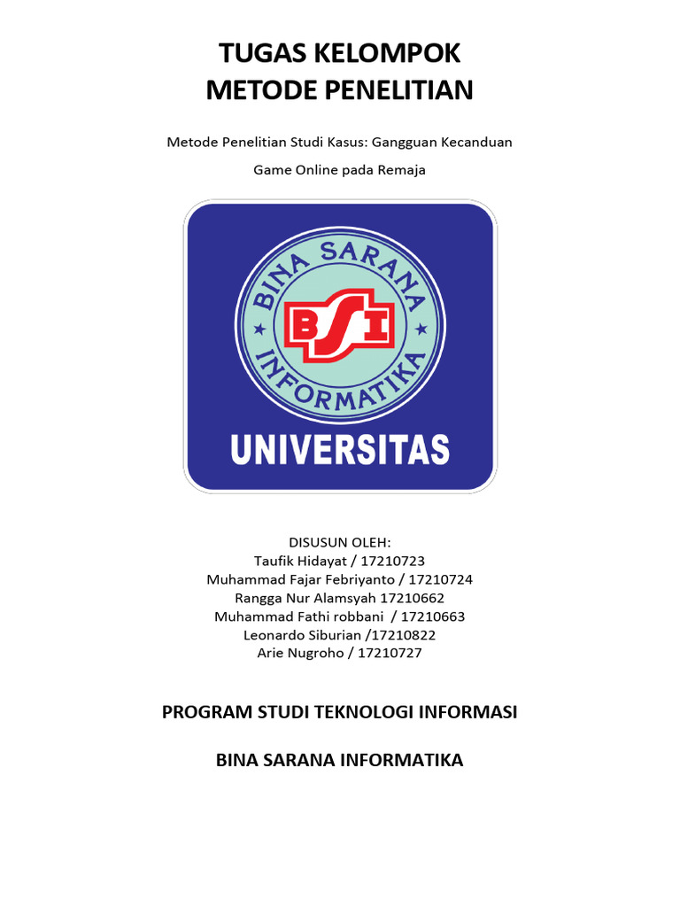 Paper Metode Penelitian | PDF