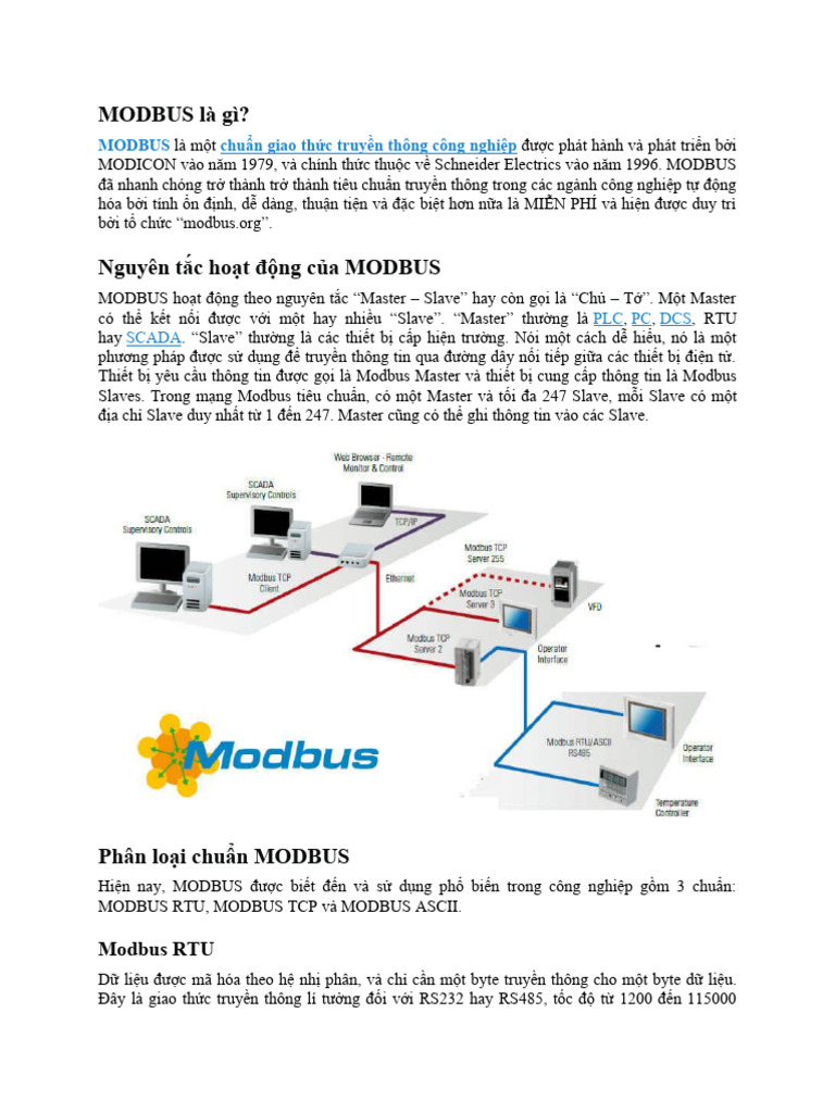 MODBUS Là Gì | PDF