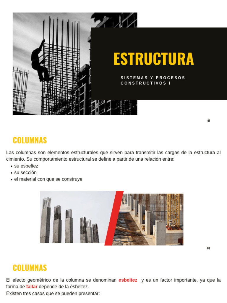 Estructura Columnas | PDF
