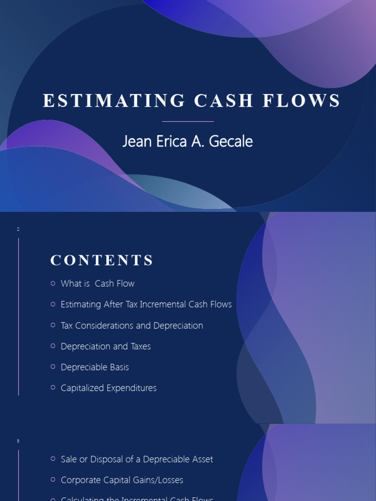 Estimating Cash Flows (Autosaved) | PDF | Depreciation | Expense