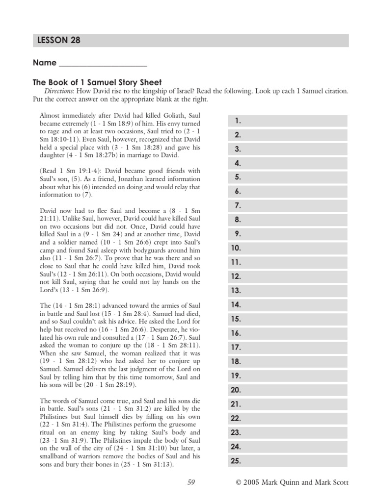 David's Rise and Saul's Downfall | PDF