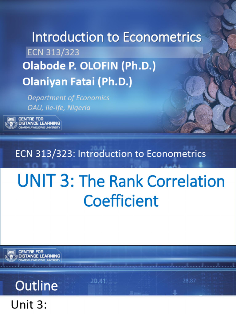 ECN 313-323 Module 2 Unit 3 | PDF