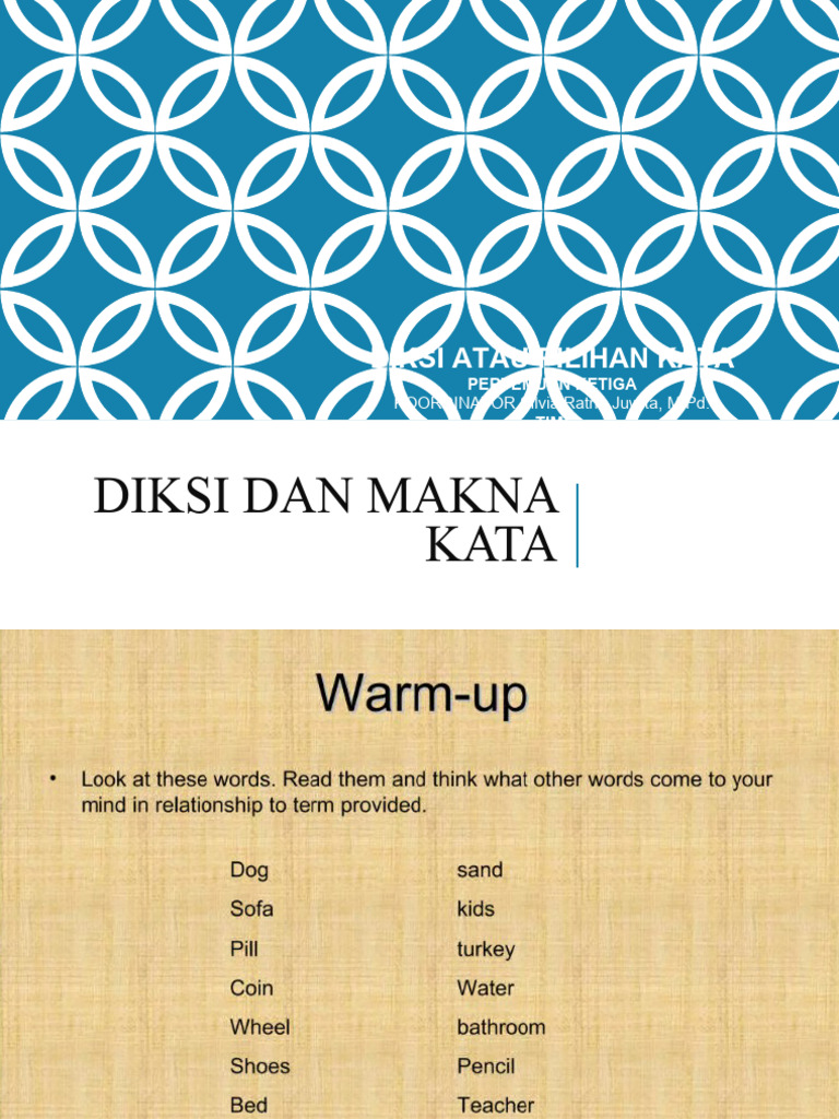 3 - Diksi Atau Pilihan Kata | PDF