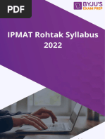 IPMAT Indore 2025 - AfterBoards - Syllabus & Strategy | PDF