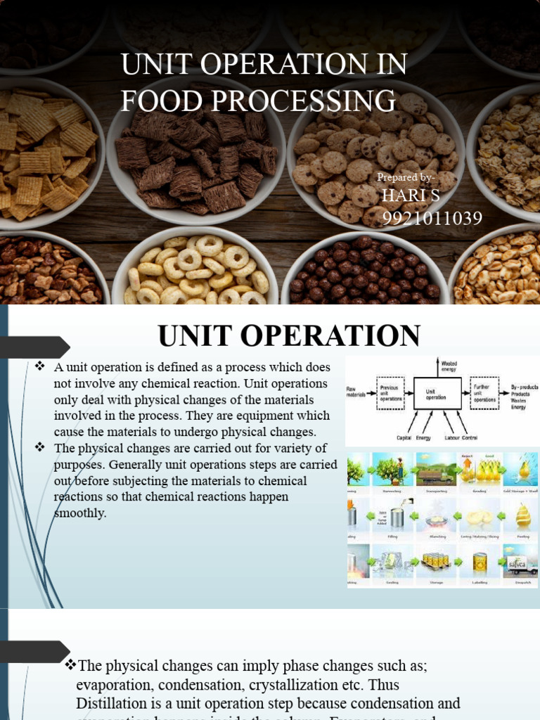 9921011039(Assignment -1 )Unit Operation in Food Processing | PDF | Sterilization (Microbiology ...