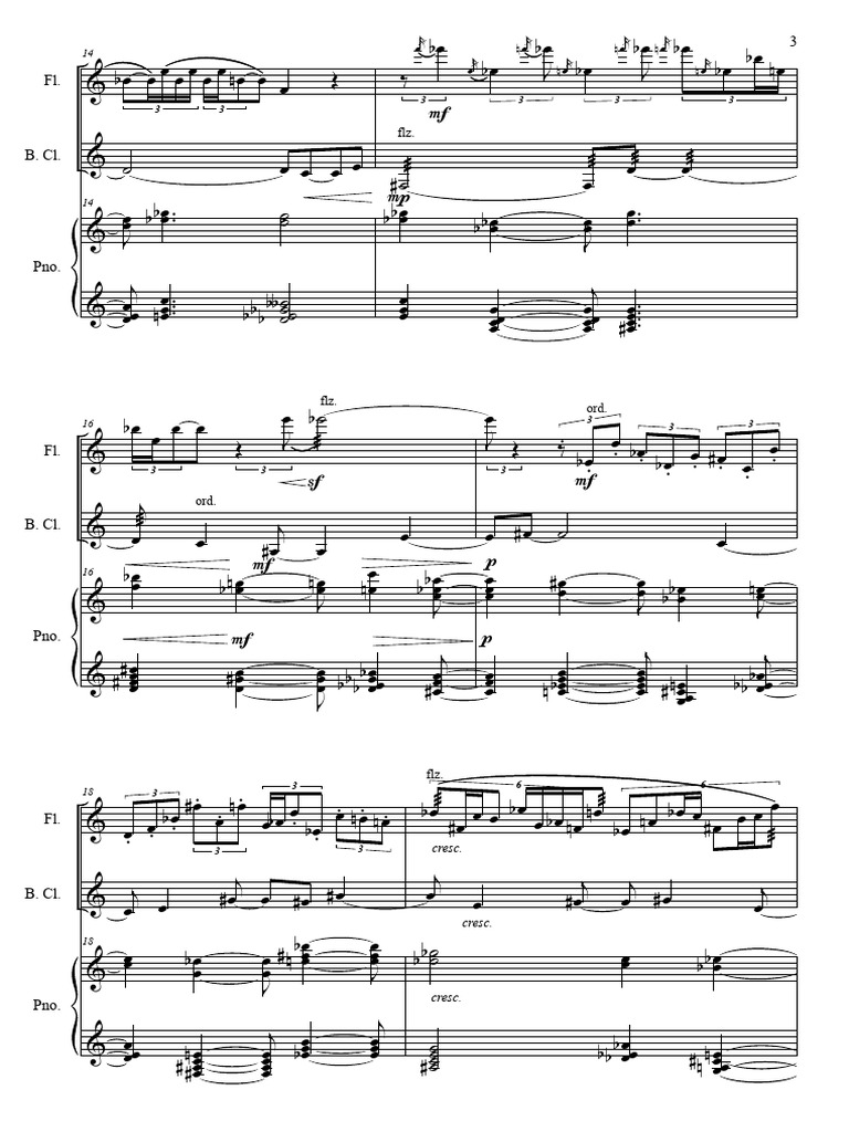 FL, CLB, Pno 3 | PDF