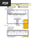 Contoh Perhitungan Balok-Plat-Diafragma Jembatan Beton Menurut SNI-1725-2016 | PDF