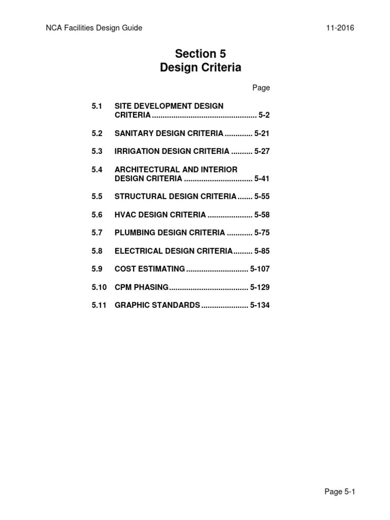 Nca Design Criteria | PDF | Road Surface | Concrete