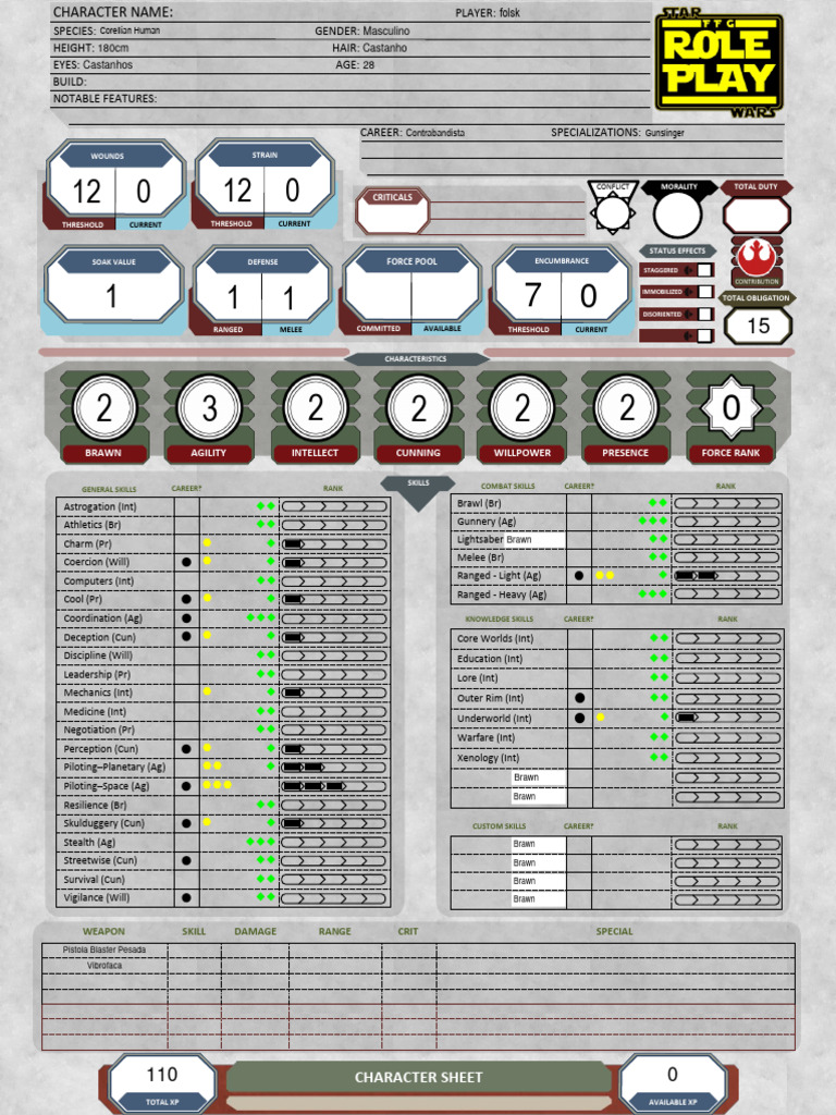 Character Skills and Combat Overview | PDF