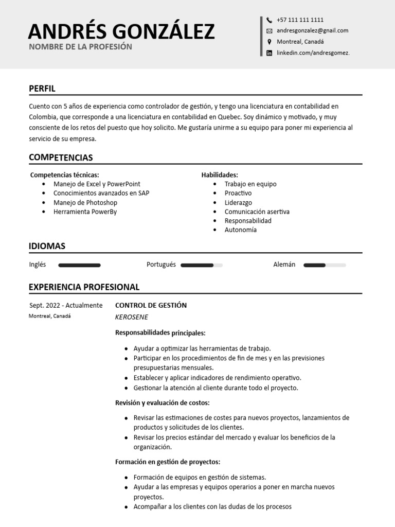 124-hoja-de-vida-canadiense | PDF | Canadá | Economias 124-hoja-de-vida-canadiense | PDF | Canadá | Economias