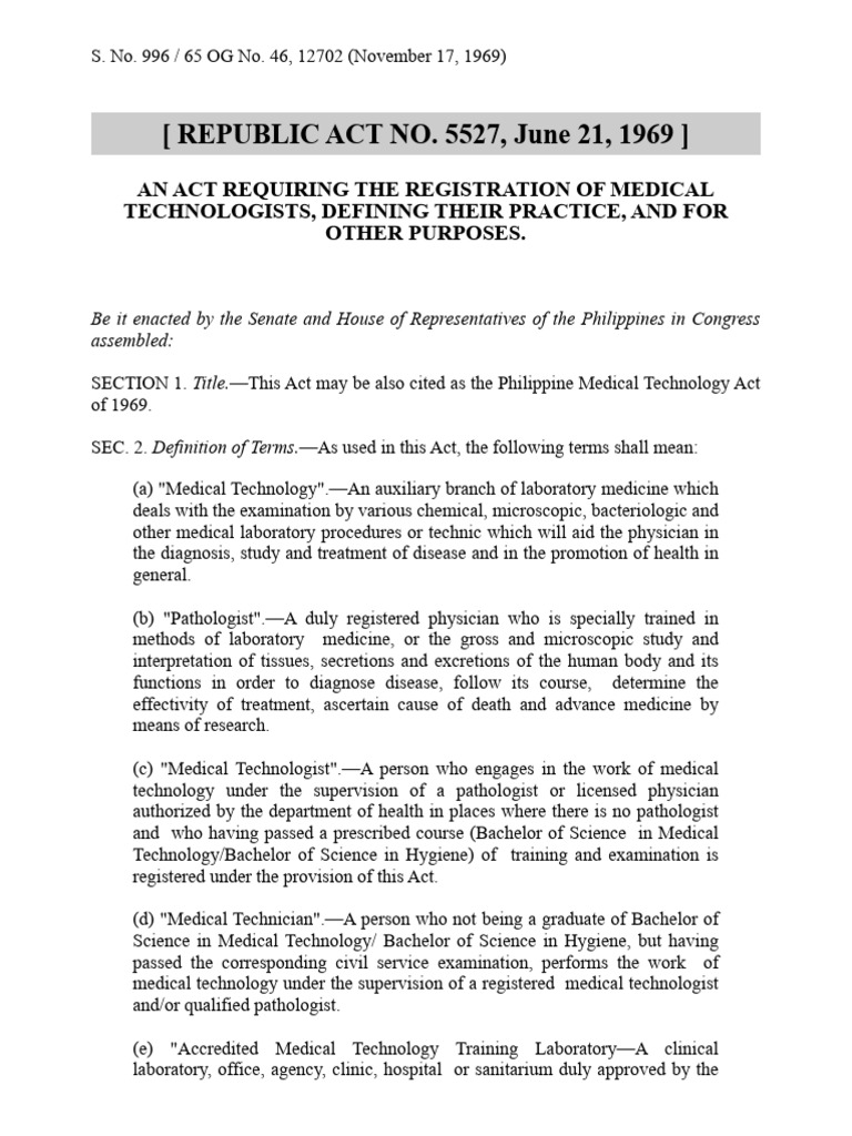 Ra 5527 | PDF | Medicine | Pathology