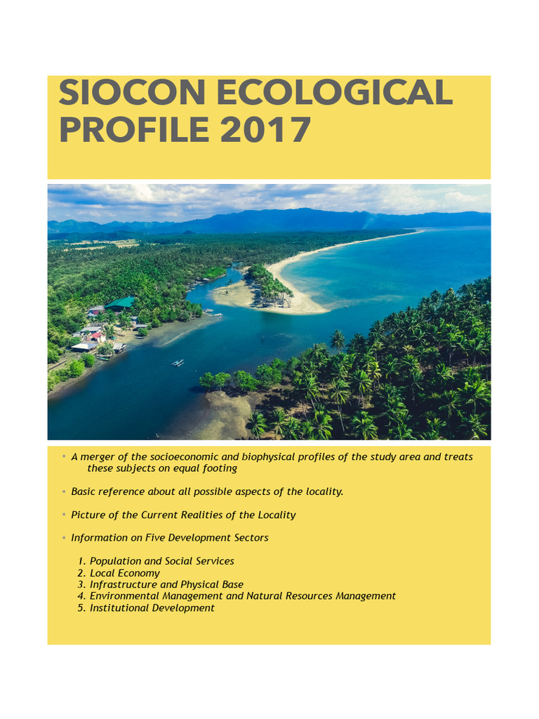 Ecological Profile Cy2017 | PDF | Health Care | Hospital