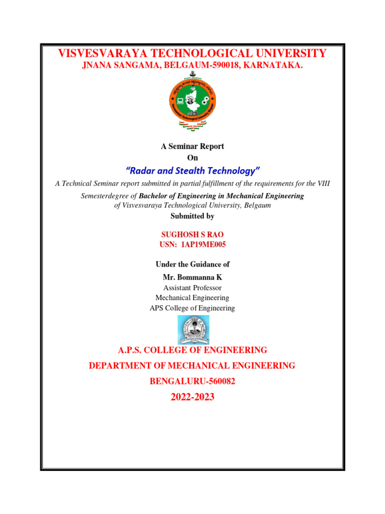 Seminar Fs | PDF | Engineering