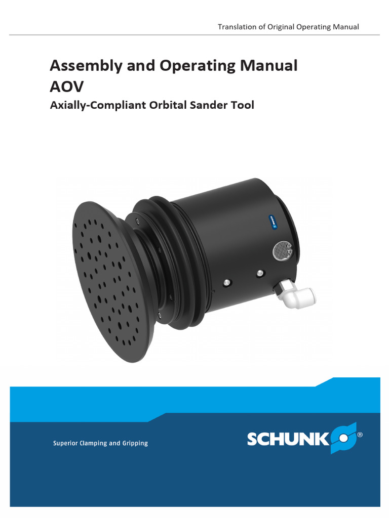 AOV Operating Manual | PDF | Safety | Personal Protective Equipment