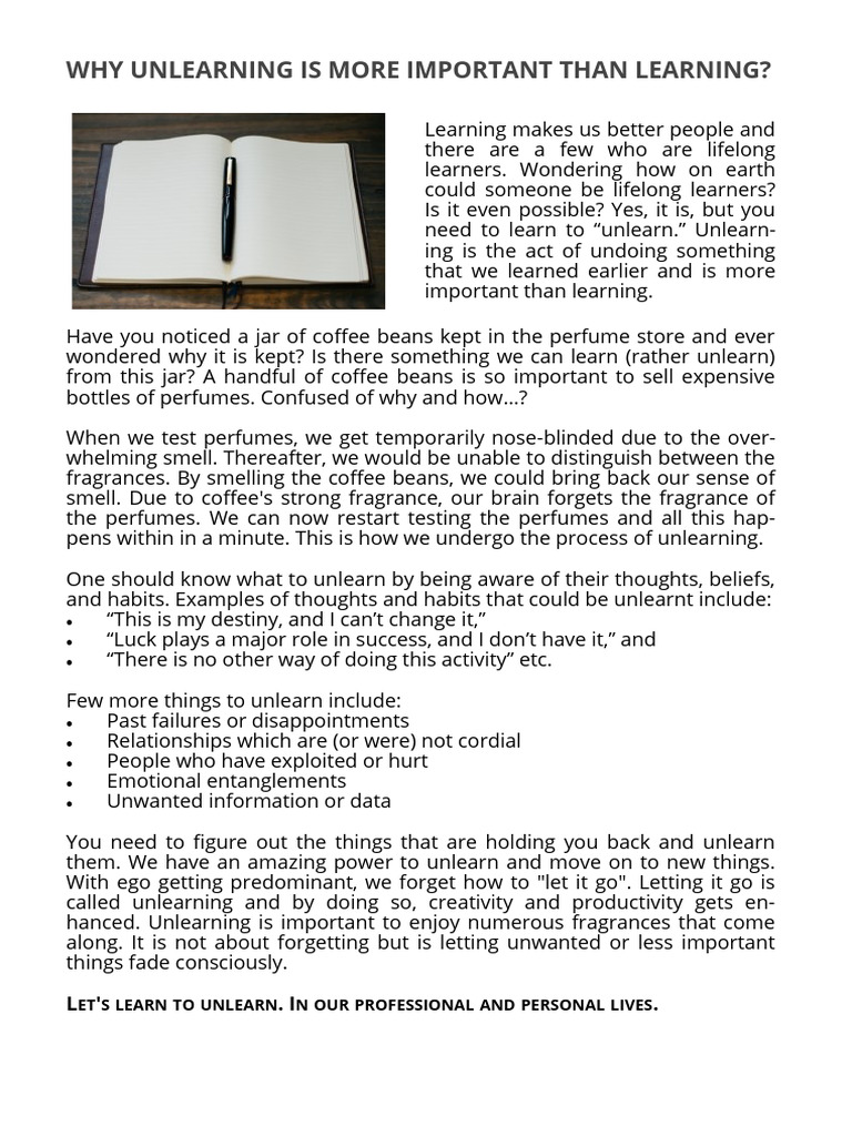 Unlearn | PDF Unlearn | PDF