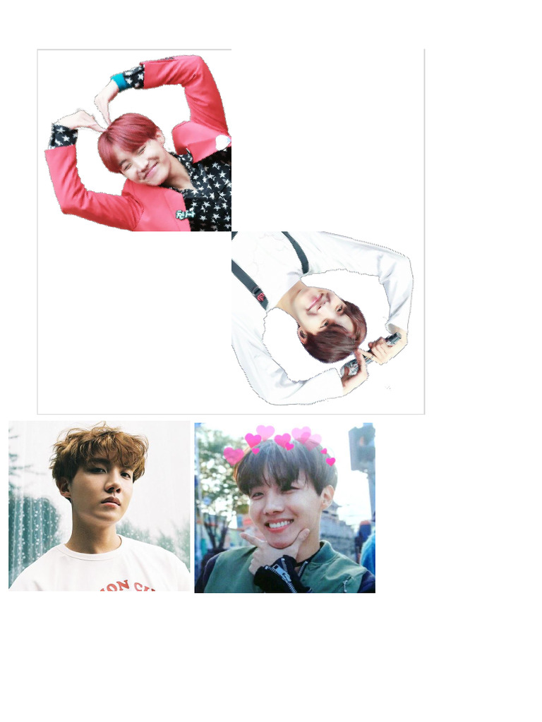 J-Hope Heart Squash Card Template | PDF