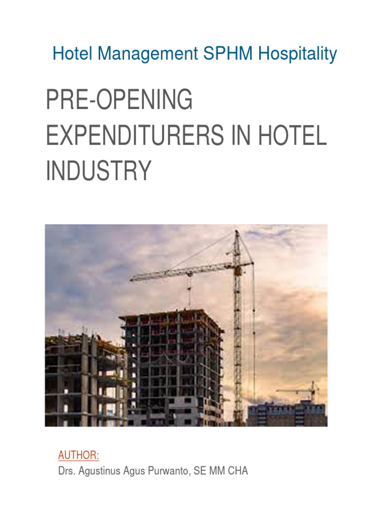 Hotel Pre-Opening Accounting and Administration | PDF