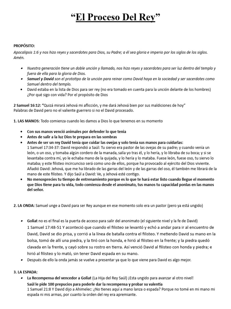 El Proceso Del Rey | PDF