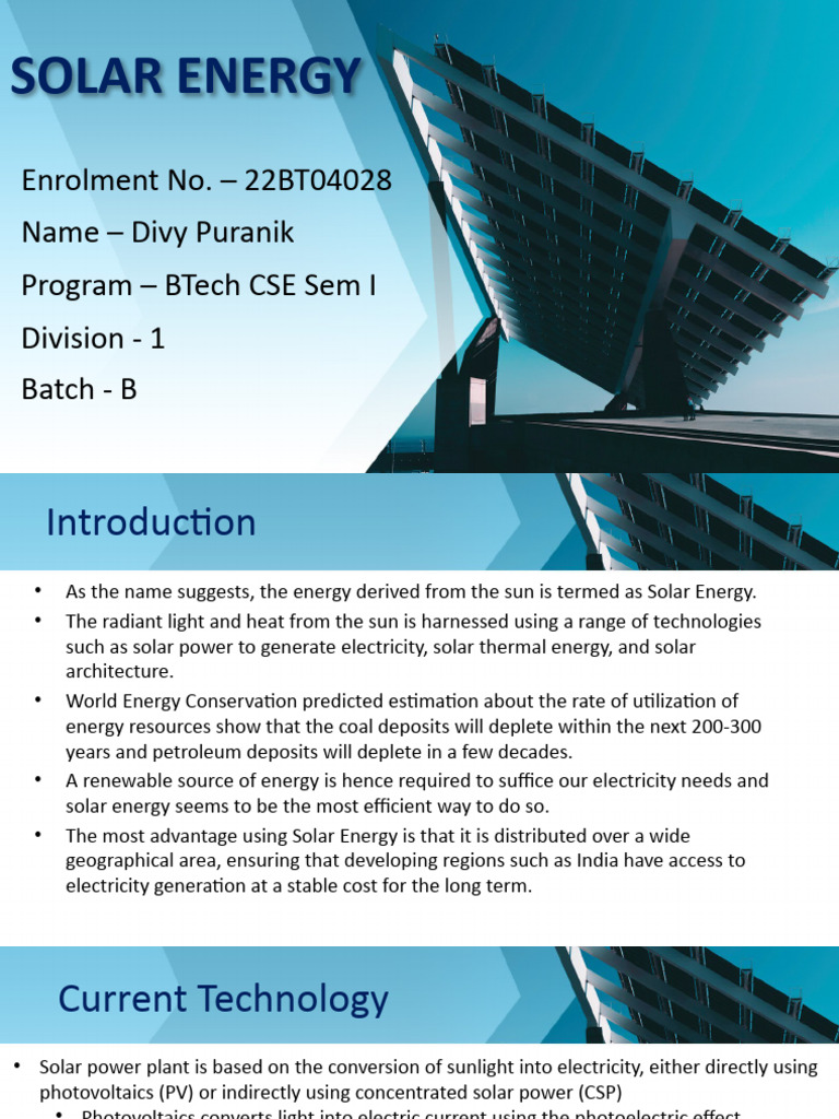 Solar Energy Case Study | PDF Solar Energy Case Study | PDF