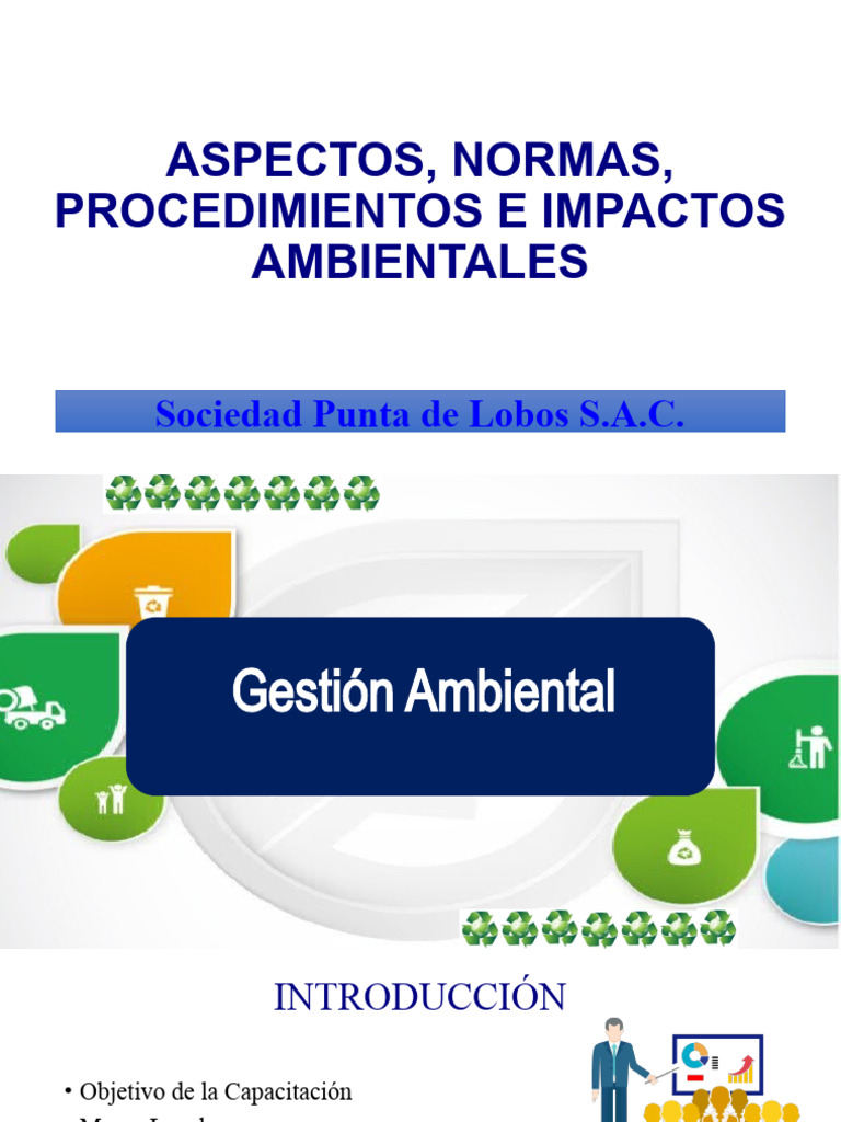 Capacitacion en Gestion Ambiental | PDF | Residuos | Entorno natural