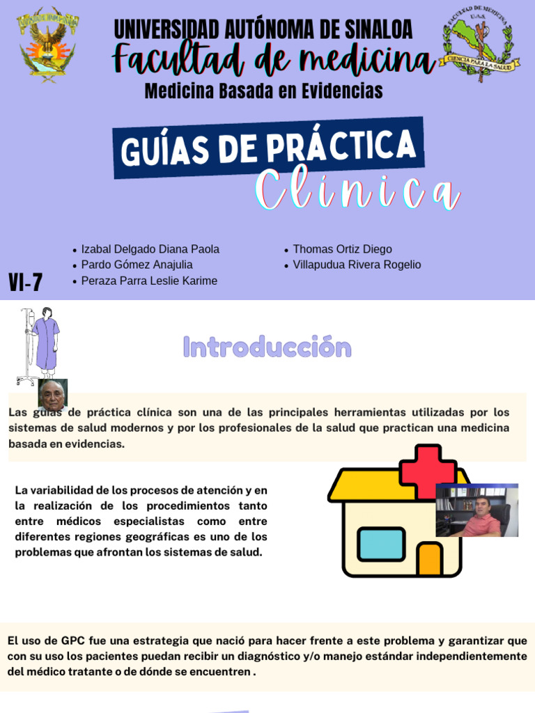 Guías de Práctica Clínica Confiables | PDF | Medicina | Evidencia ...