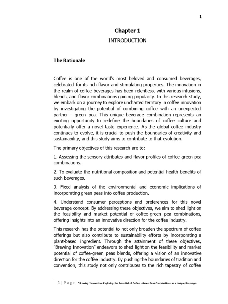 Chapter 1 Research Paper | PDF