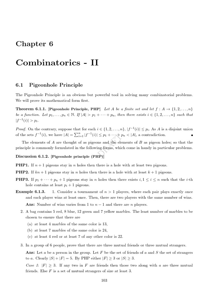 Advanced Combinatorics Concepts | PDF | Numbers | Power Series