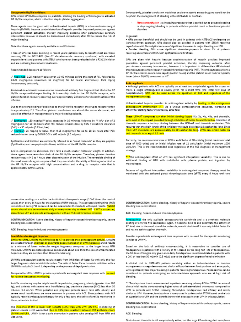 Acs (Katzung 15th Edition) | PDF