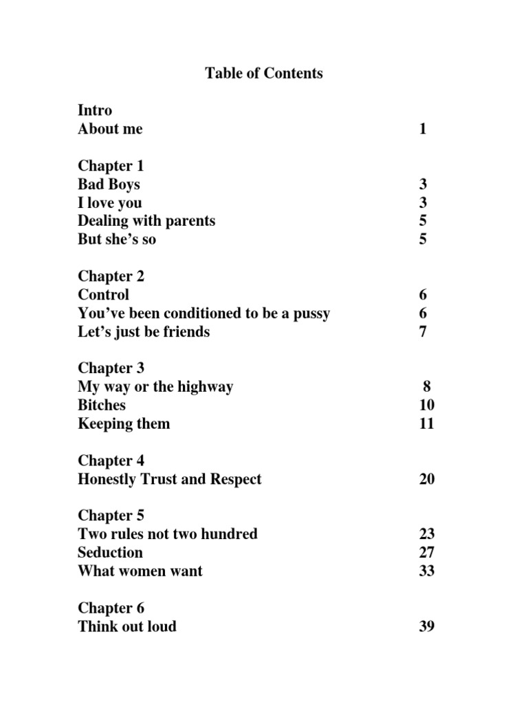 David X - Be Relentless and Eleven Pickup Rules - David X - PUA Understanding Women | PDF