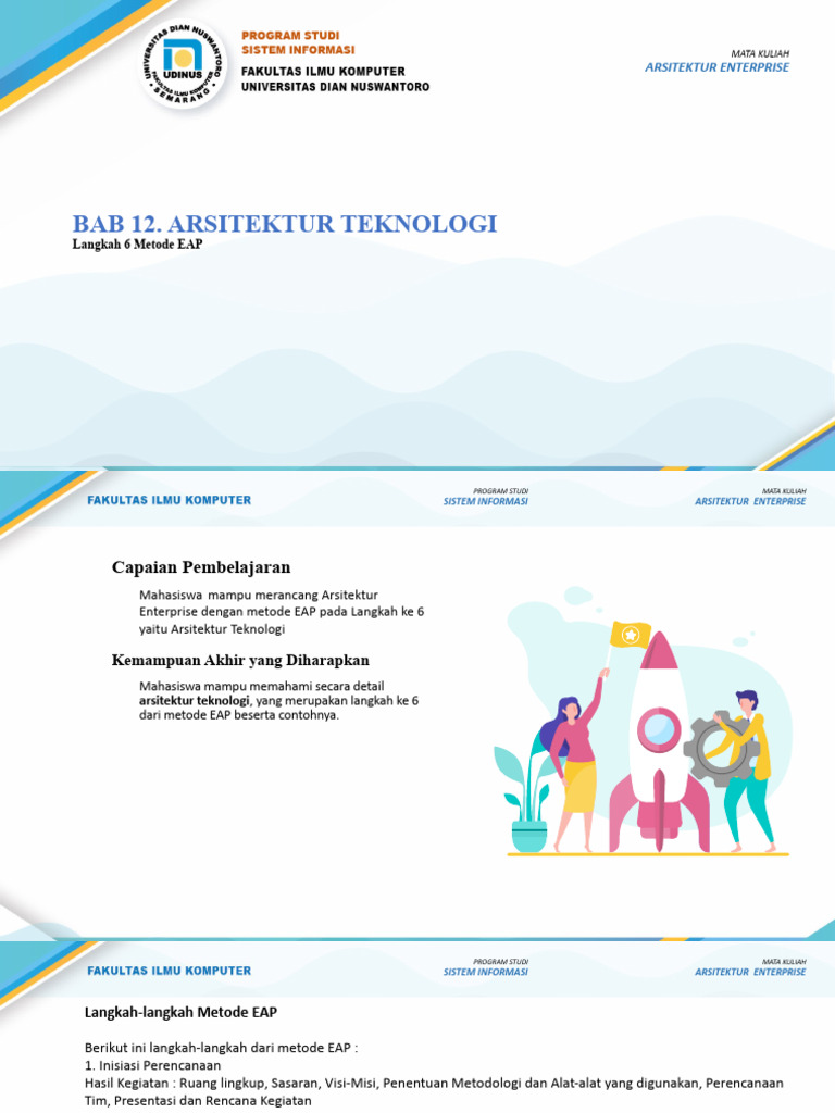 Bab 12 Arsitektur Teknologi (Langkah 6 Metode Eap) | PDF