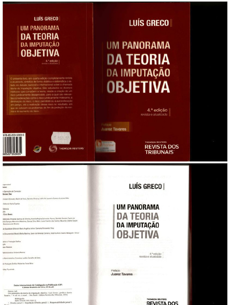 GRECO Luis Um Panorama Da Teoria Da Impu | PDF