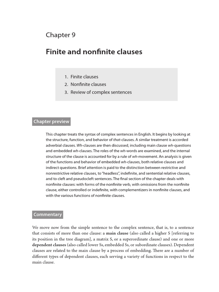 T12 - Syntax Clauses | PDF
