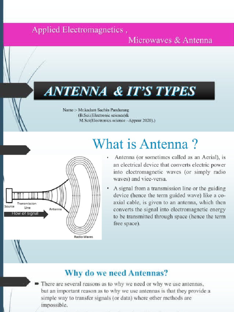 Antenna Presentation | PDF