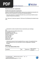 GCSE Food High Level Skills With Recipies | PDF | Pasta | Cooking