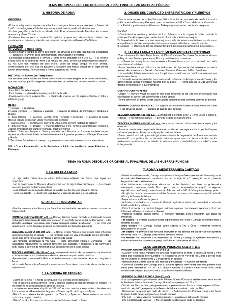 Esquemas Tema 10,11,12 | PDF