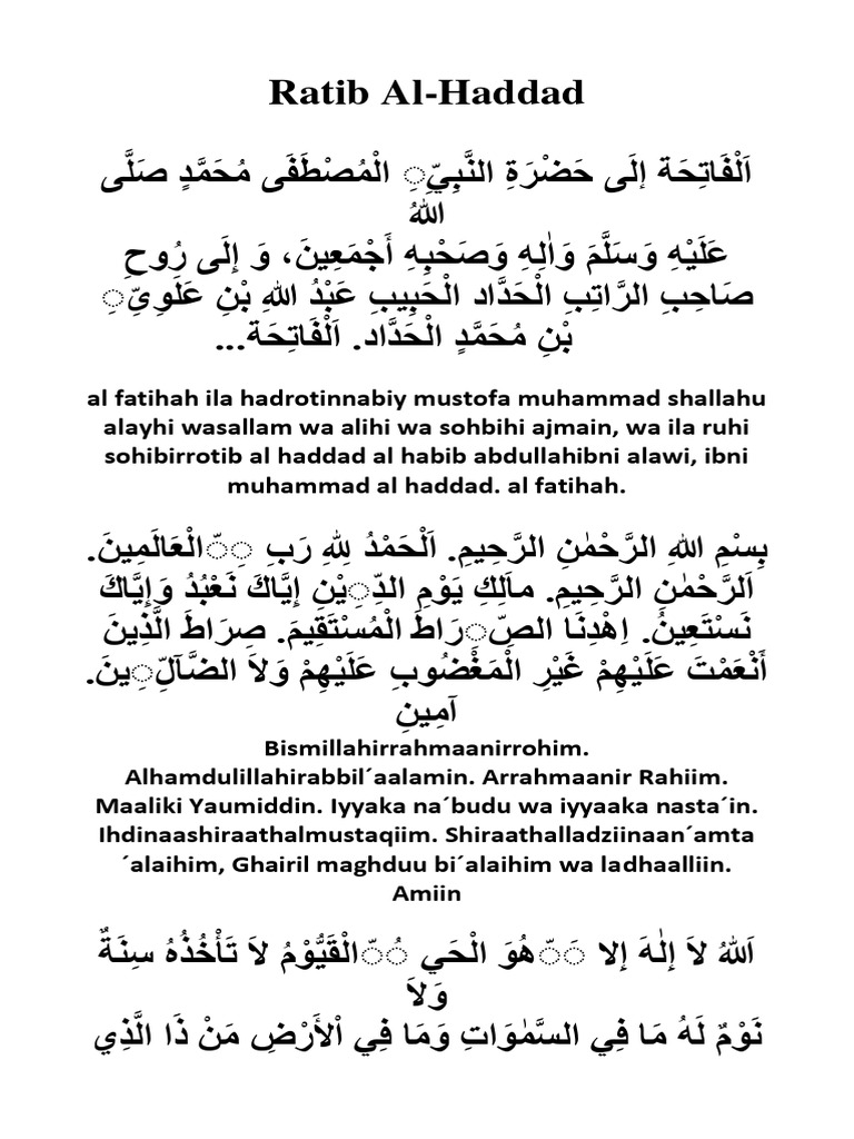 Ratib Alhadad | PDF
