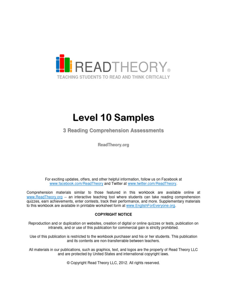 Level 10 Samples | PDF | Shakespeare Authorship Question | World's Fair