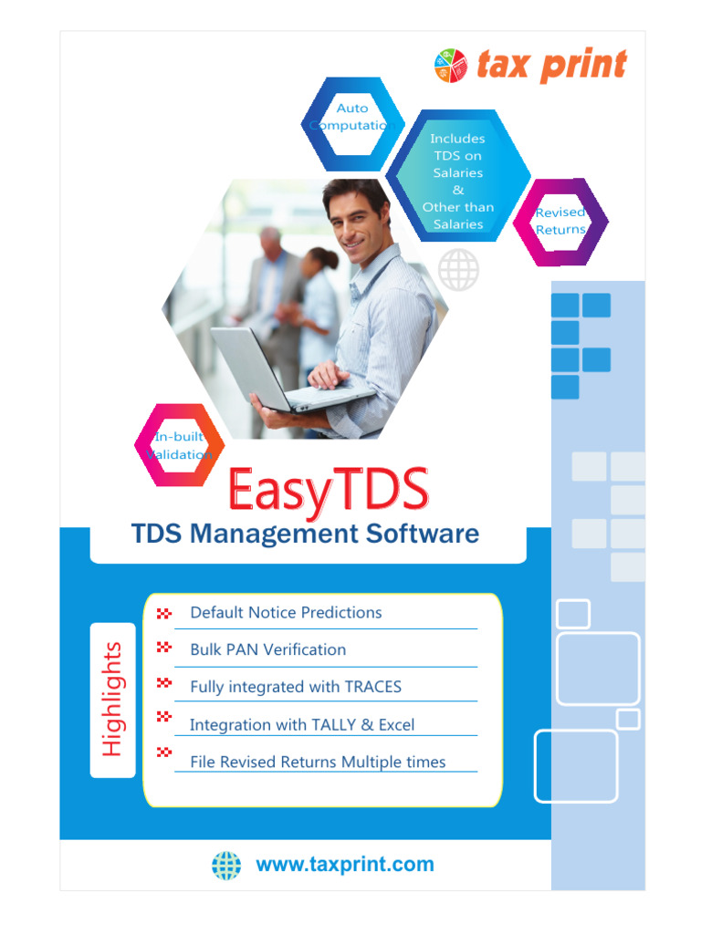 TDS Management Software | PDF | Microsoft Excel | Salary