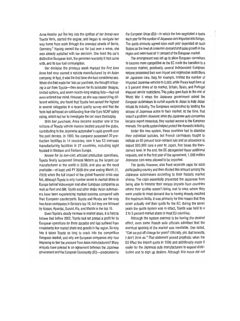 Case Study-Toyota | PDF