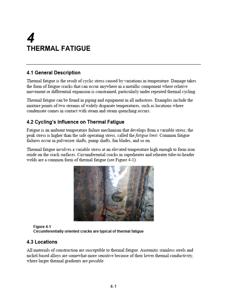 Thermal Fatigue | PDF | Fatigue (Material) | Fracture